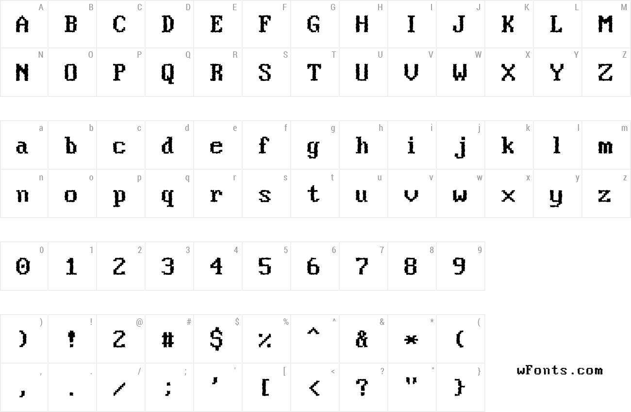 Good Old DOS Font | wfonts.com - download free