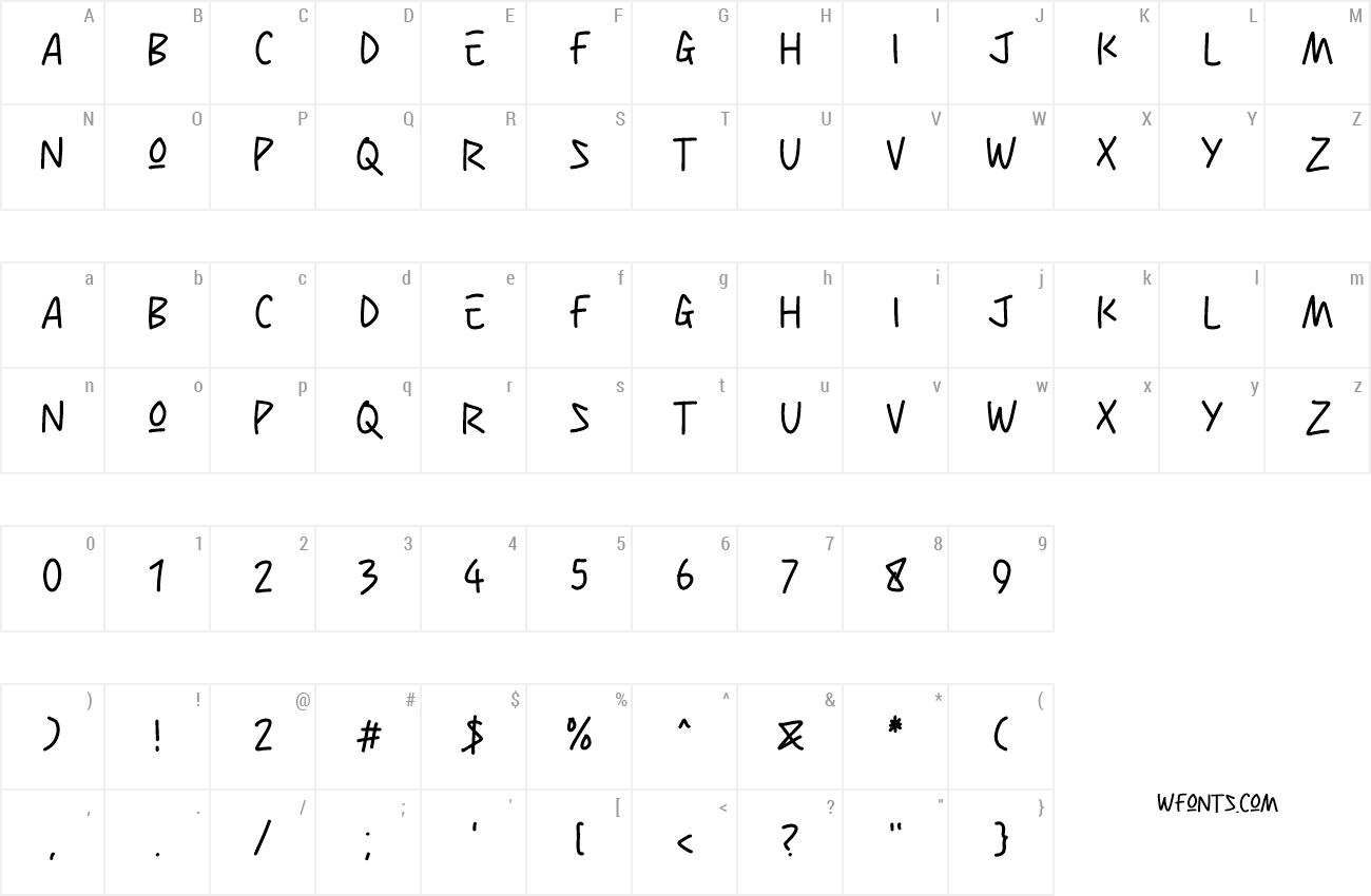 Show Me Font | wfonts.com - download free