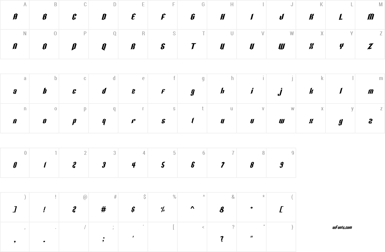 Black Storm Font | wfonts.com - download free