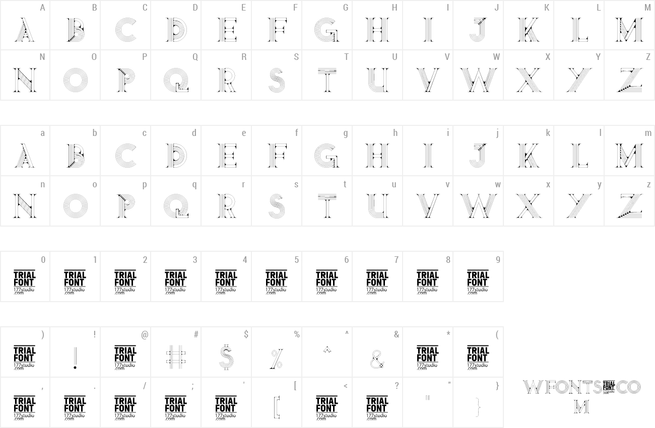 Genre Line Font | wfonts.com - download free