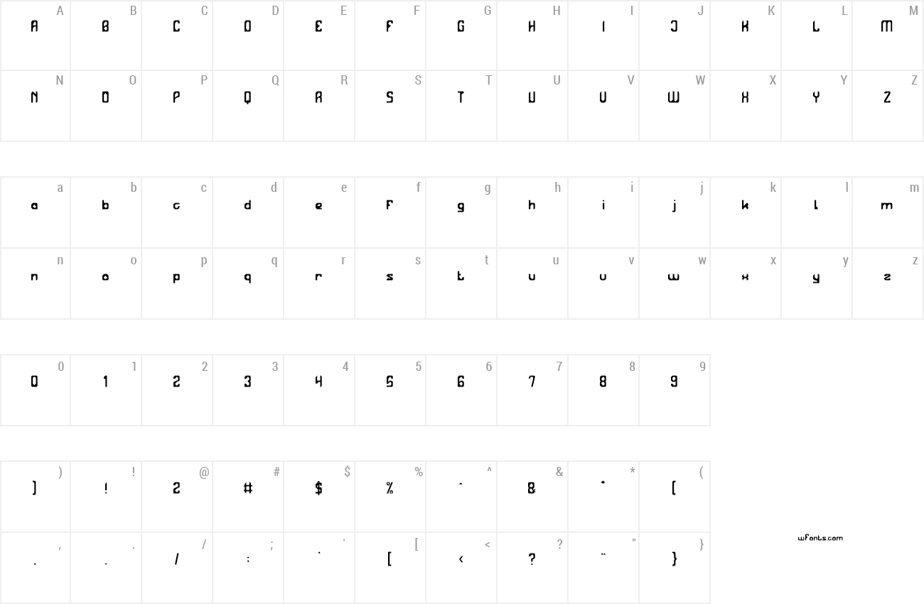 Mecha Robot Font | wfonts.com - download free