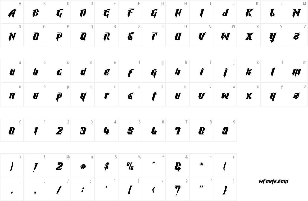 Road Racer Font | wfonts.com - download free