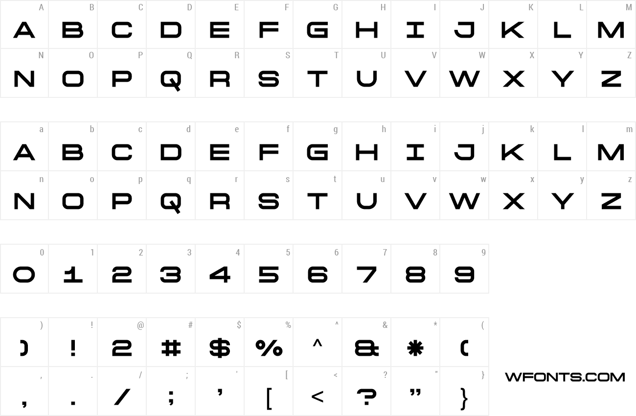 The Extended Font Font | wfonts.com - download free