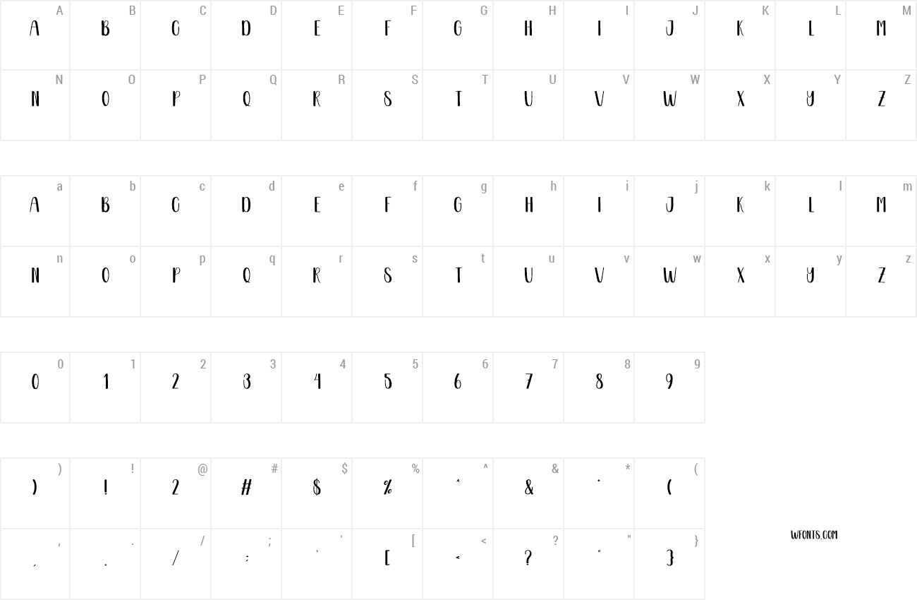 Simple Sample Font | wfonts.com - download free