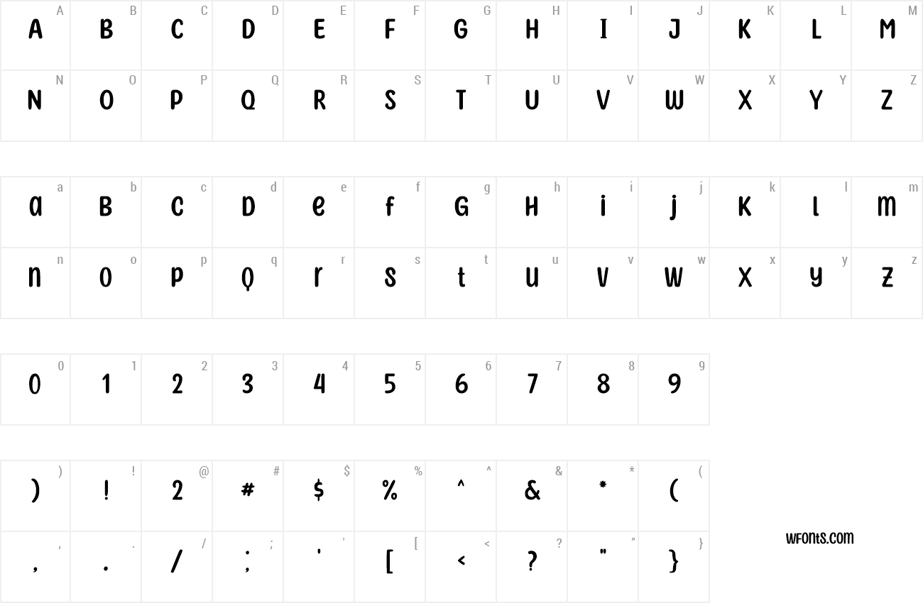 Sunny Spells Basic Font | wfonts.com - download free
