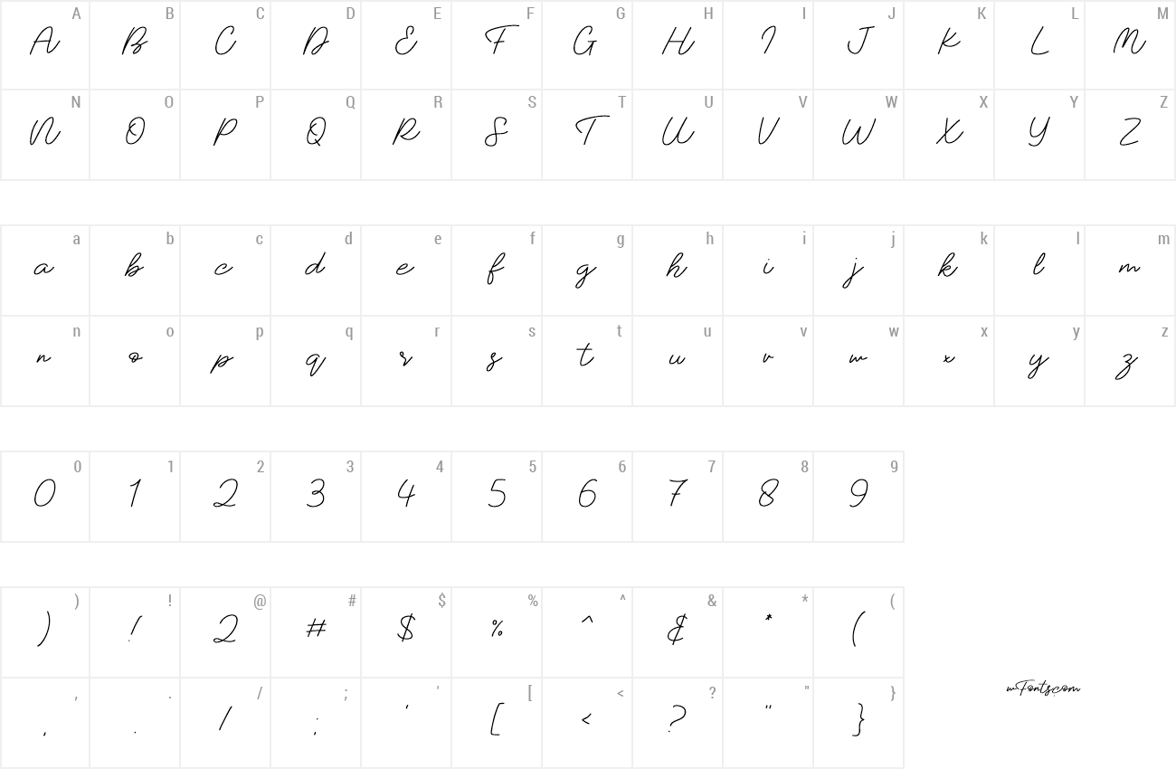 Thursday Script Font | wfonts.com - download free