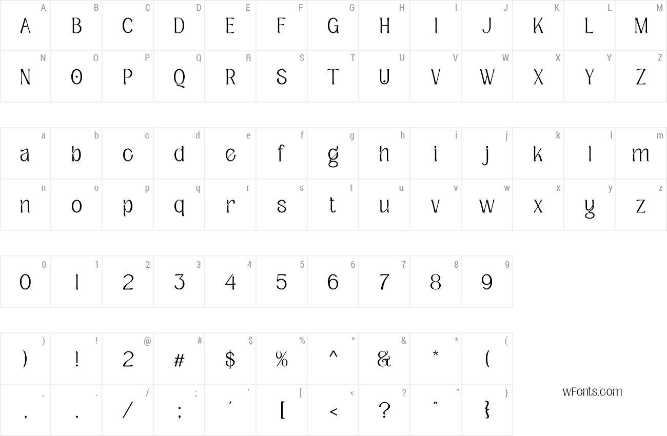 Triunity Font | wfonts.com - download free