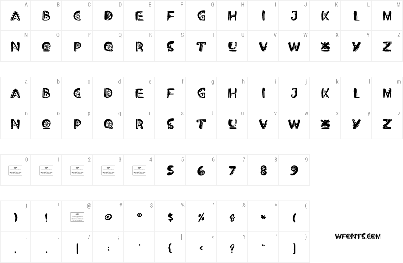 Orange Squash Font | wfonts.com - download free