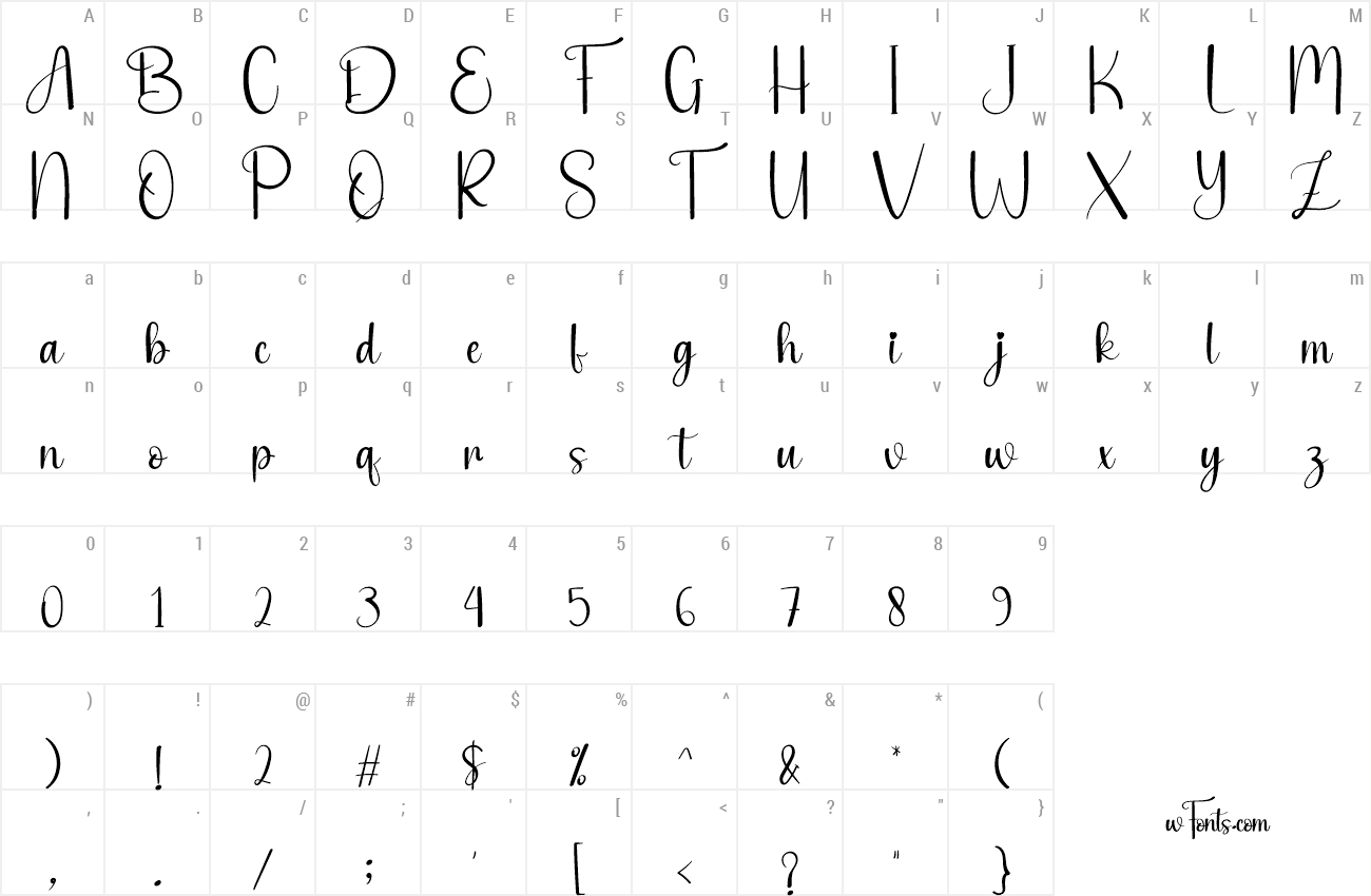 Winter Pastel Font | wfonts.com - download free