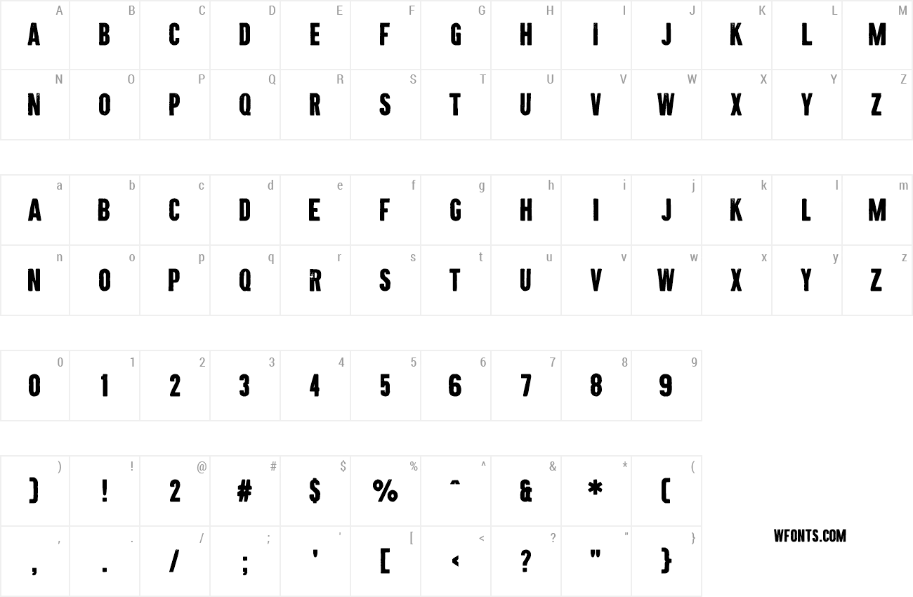 Citizen Carto Font | wfonts.com - download free