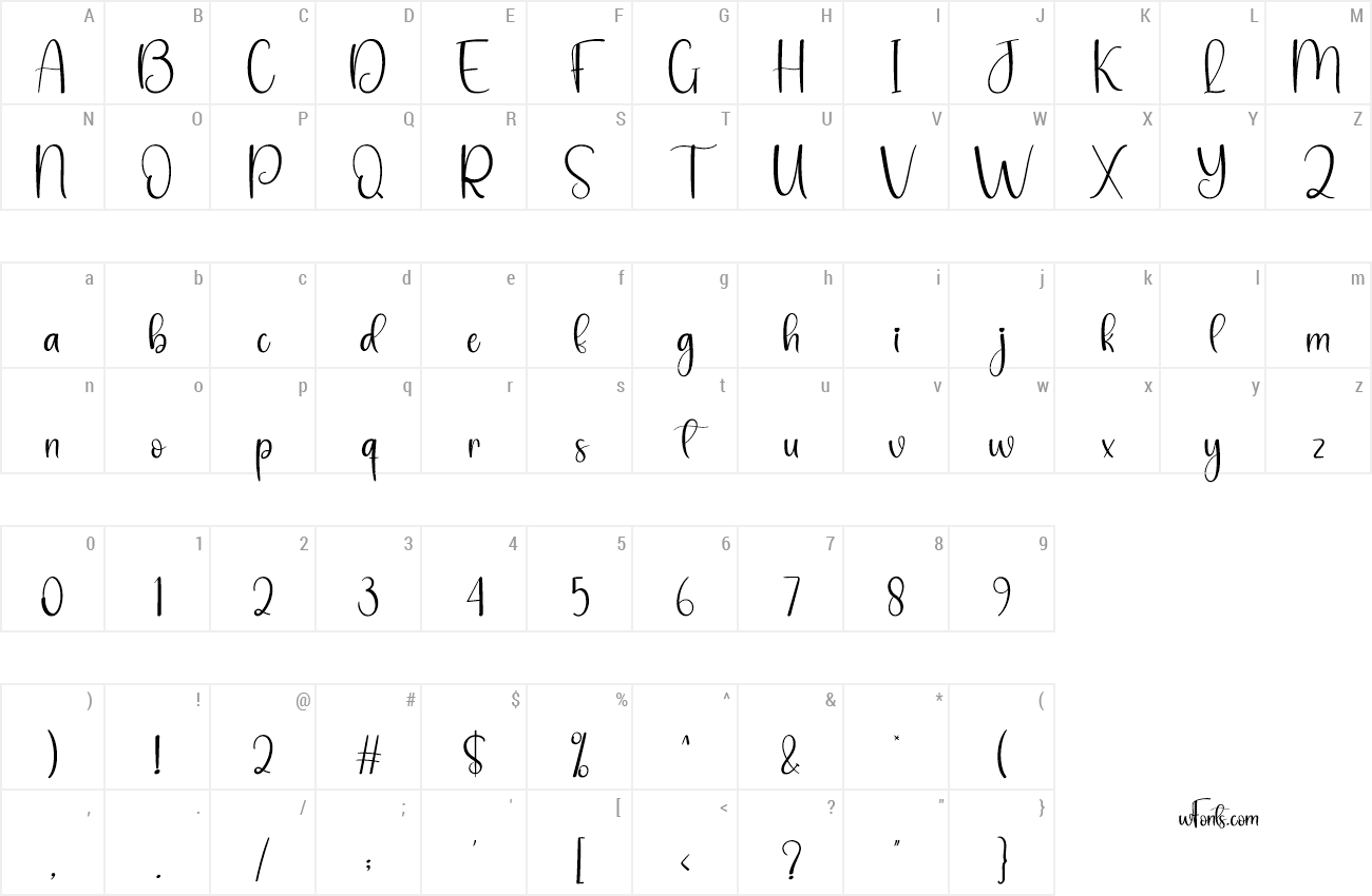 House Bakery Font | wfonts.com - download free