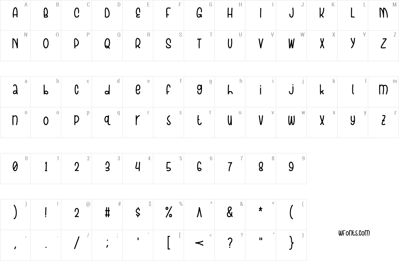 Wild Bouncy Font | wfonts.com - download free