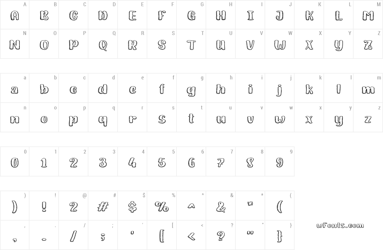 Sketch Bego Font | wfonts.com - download free