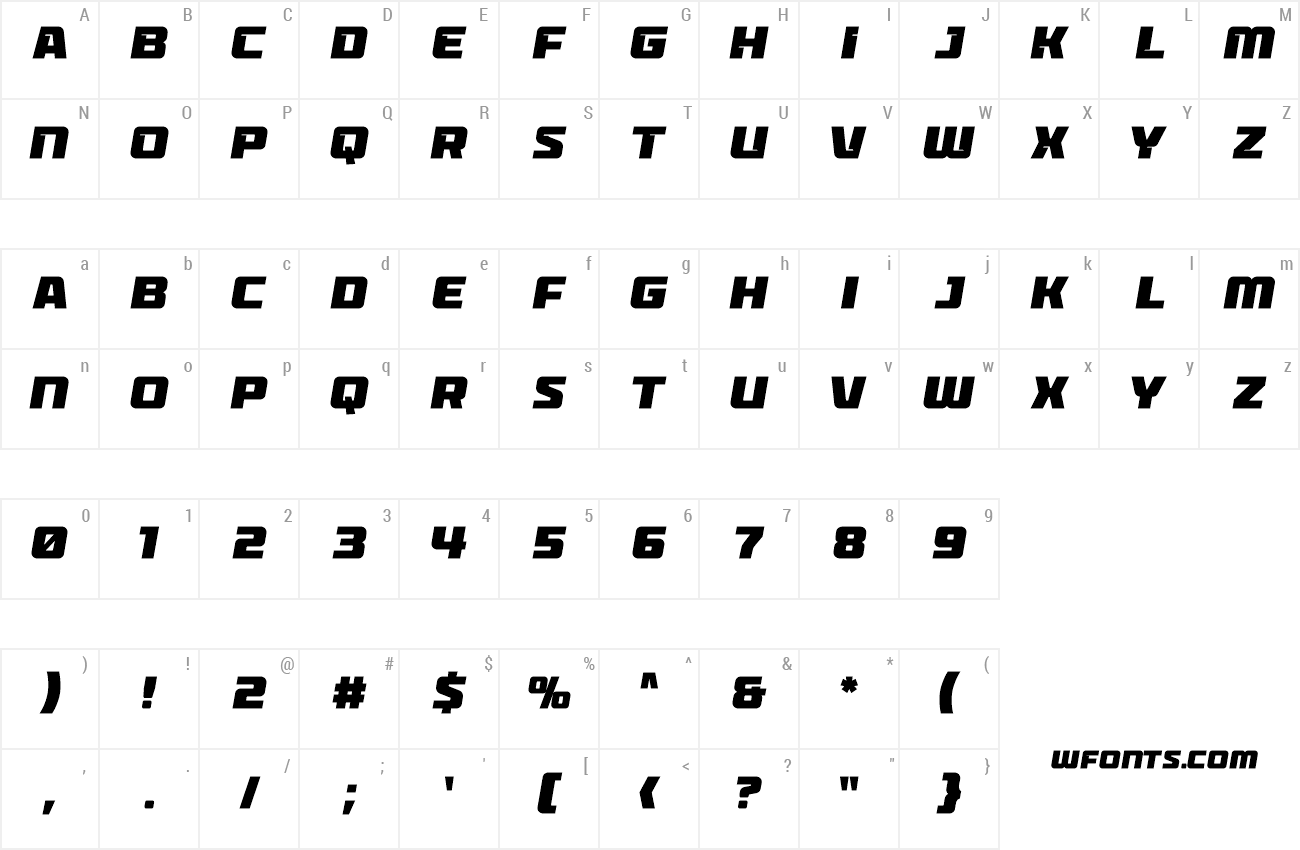 Cross Boxed Font | wfonts.com - download free