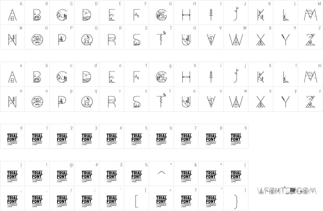 Nature Impact Font | wfonts.com - download free