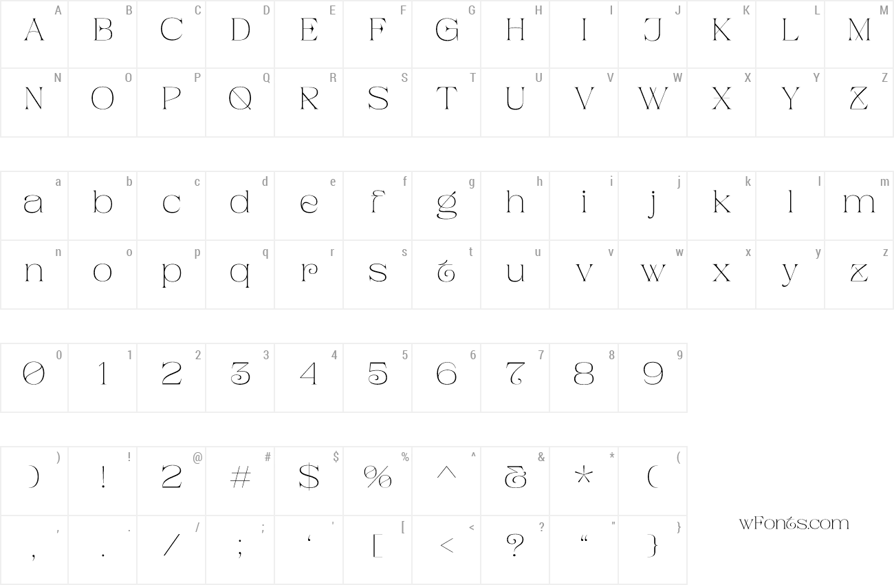 Pandora Emotion Font | wfonts.com - download free