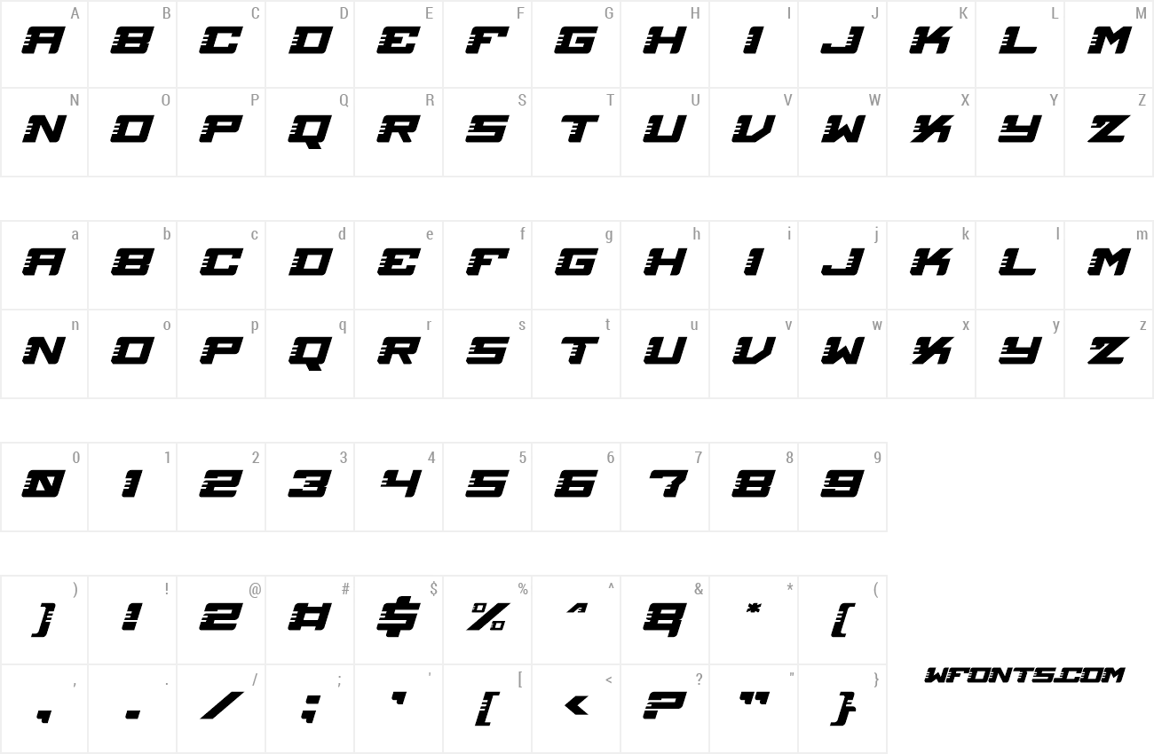 Race Freak Font | wfonts.com - download free