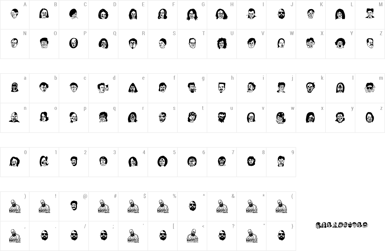 Rare Celebrities Font | wfonts.com - download free