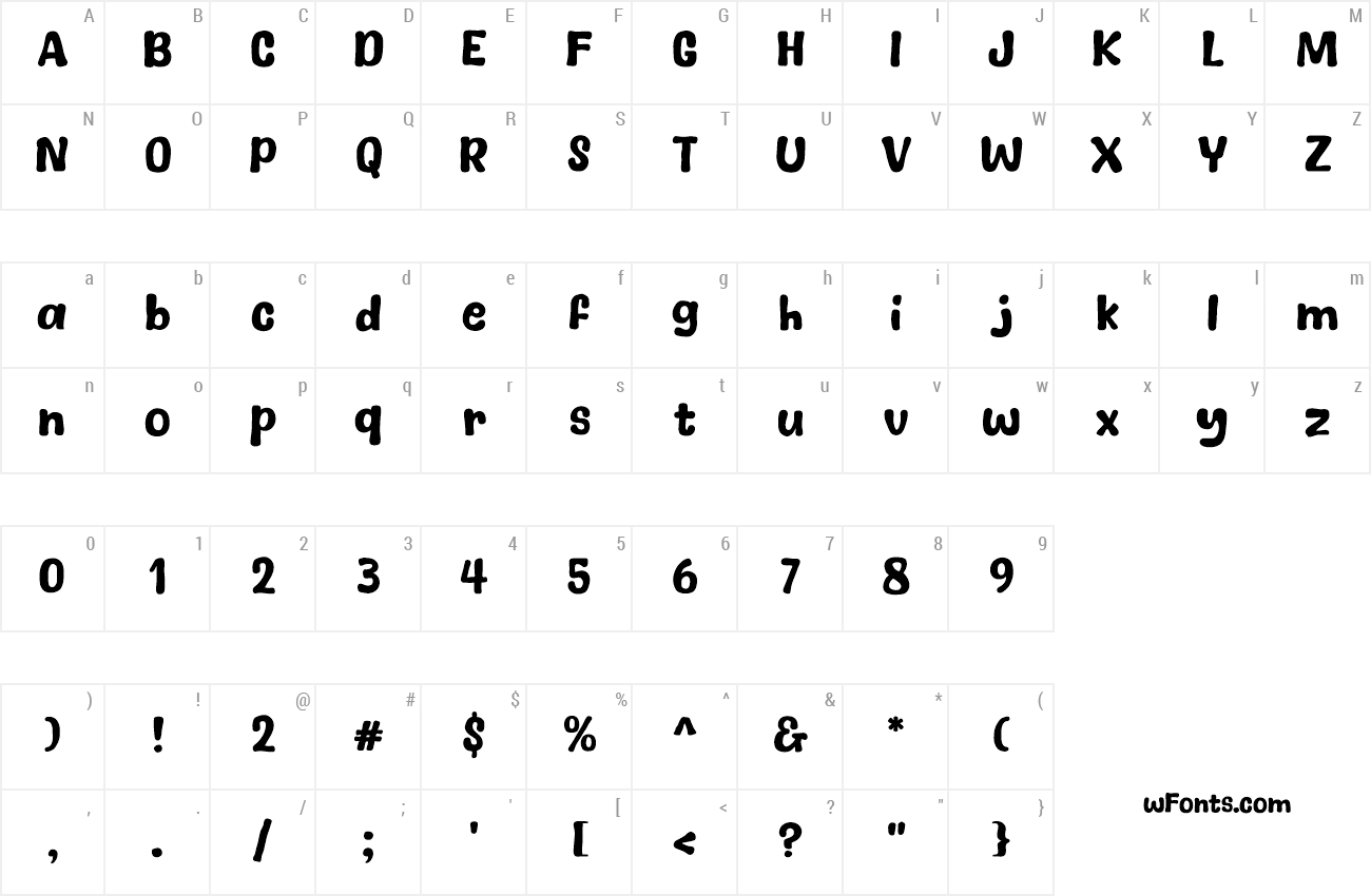 Cheesy Cats Font | wfonts.com - download free