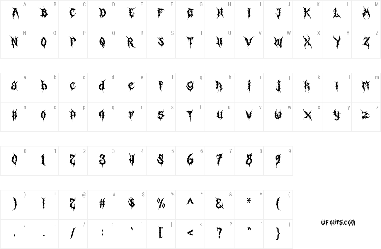 Break Gothic Font | wfonts.com - download free