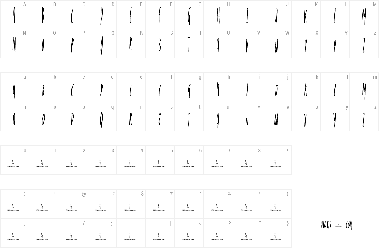 Lazy Bones Font | wfonts.com - download free