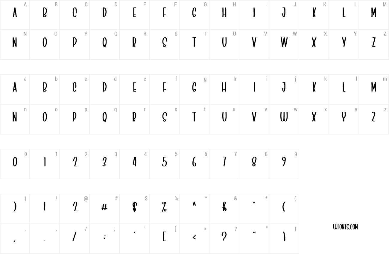 Simple Dinner Font | wfonts.com - download free