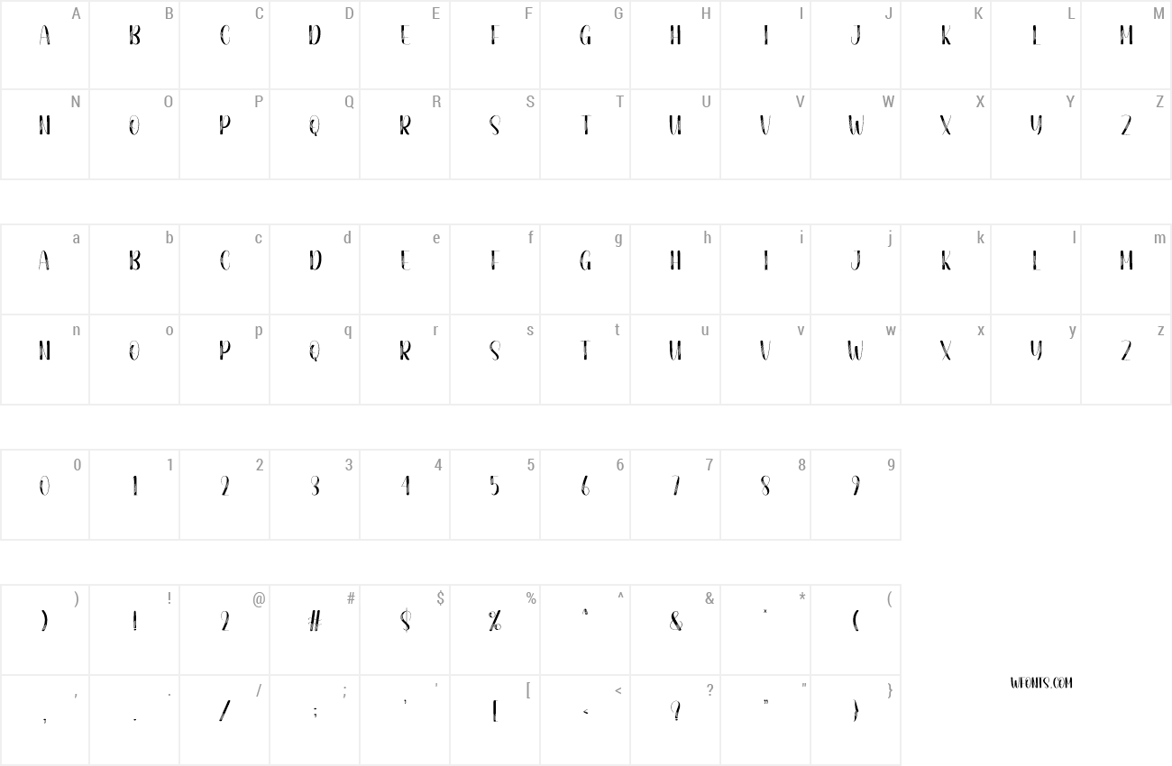 Hand Scratch Font | wfonts.com - download free