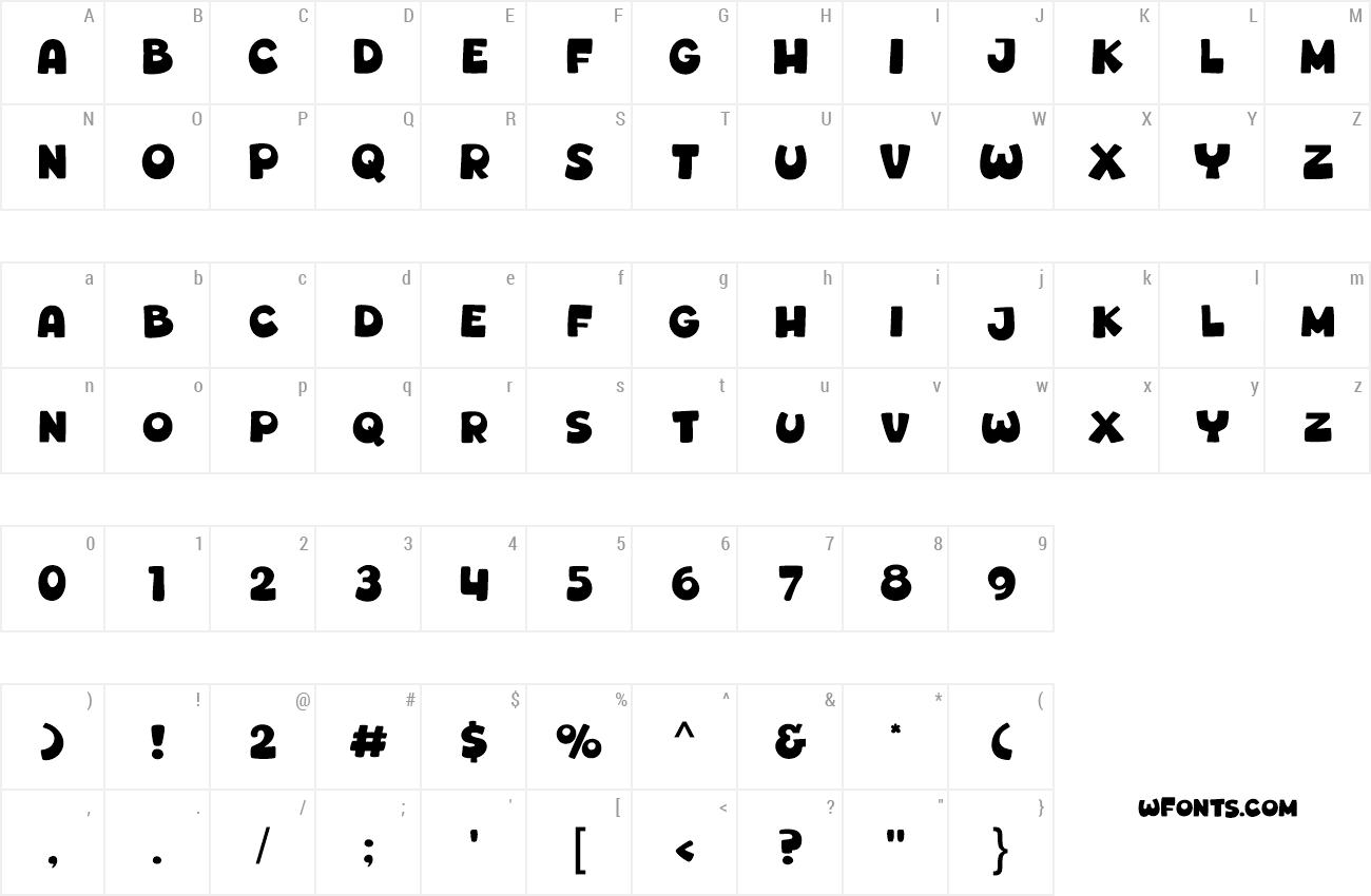 Cute Roti Font | wfonts.com - download free