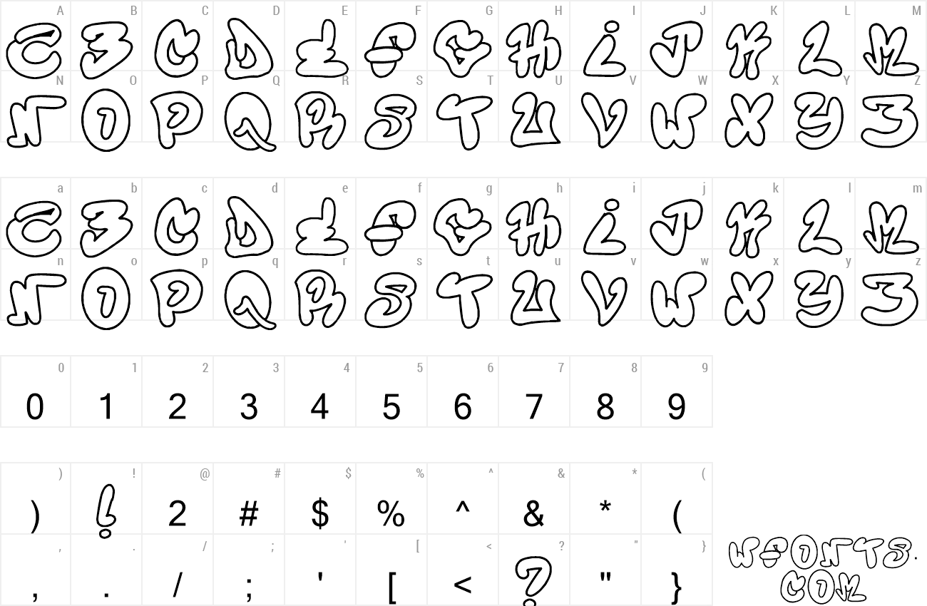 Ame Graff Font | wfonts.com - download free