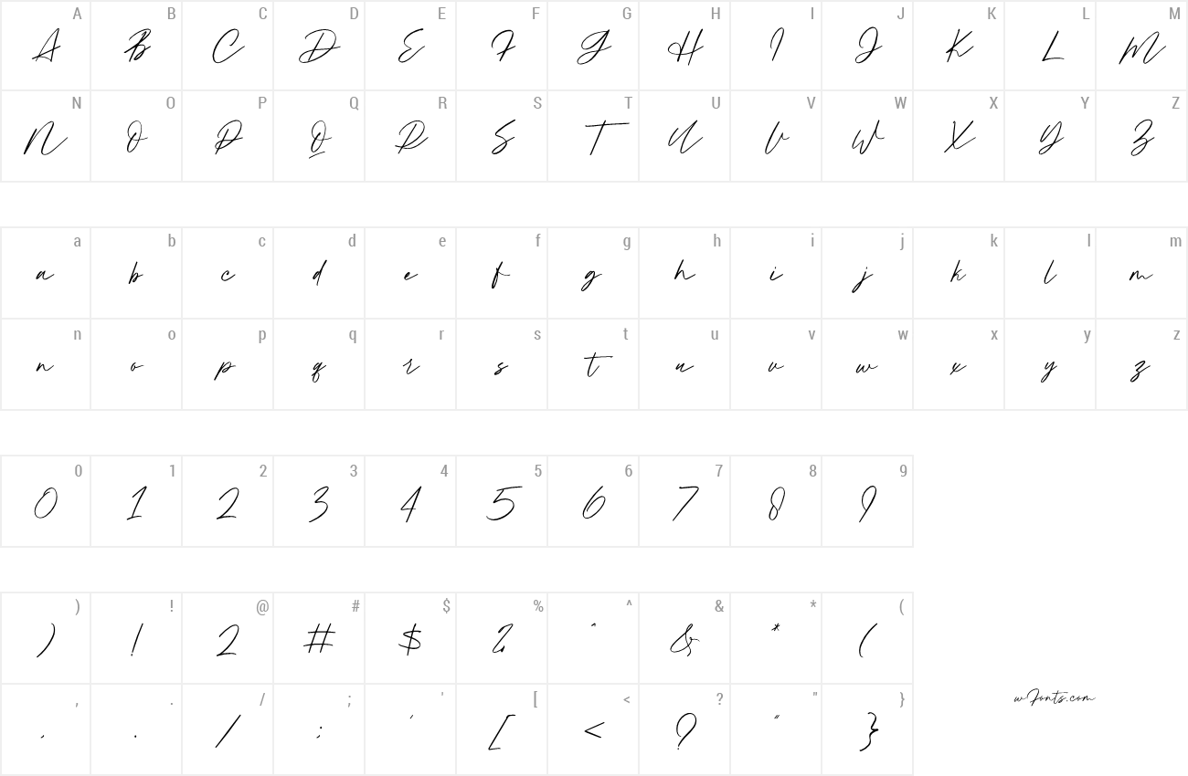 Hundred Signature Font | wfonts.com - download free
