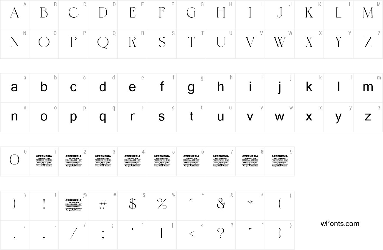 Selaris Font | wfonts.com - download free