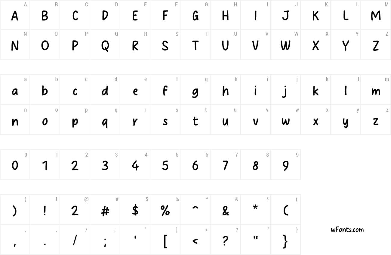 Harvest Yard Font | wfonts.com - download free