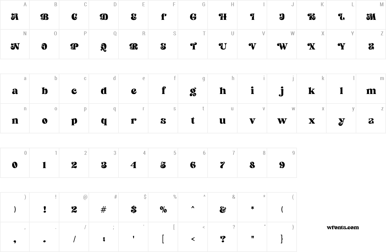 City Mango Font | wfonts.com - download free