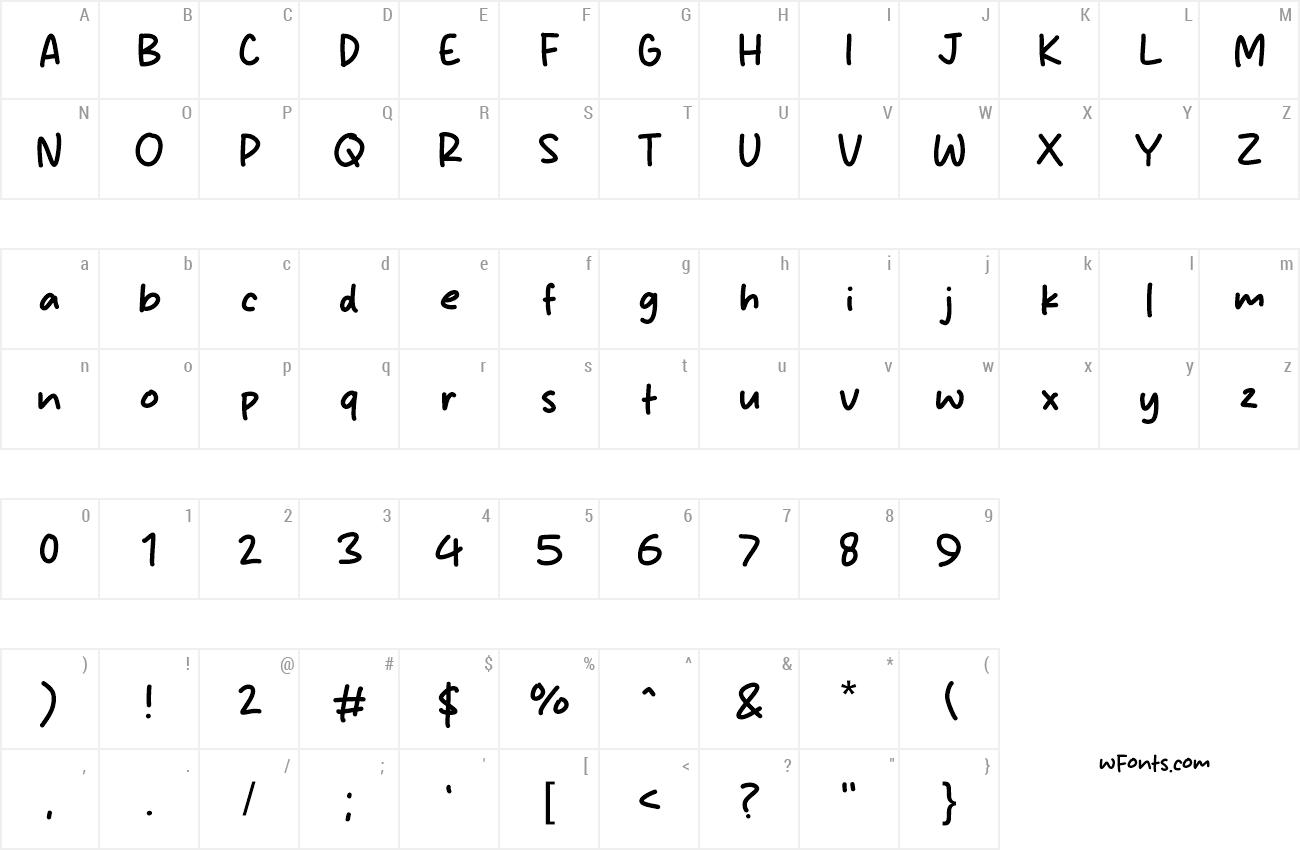 Cute Cat Font | wfonts.com - download free