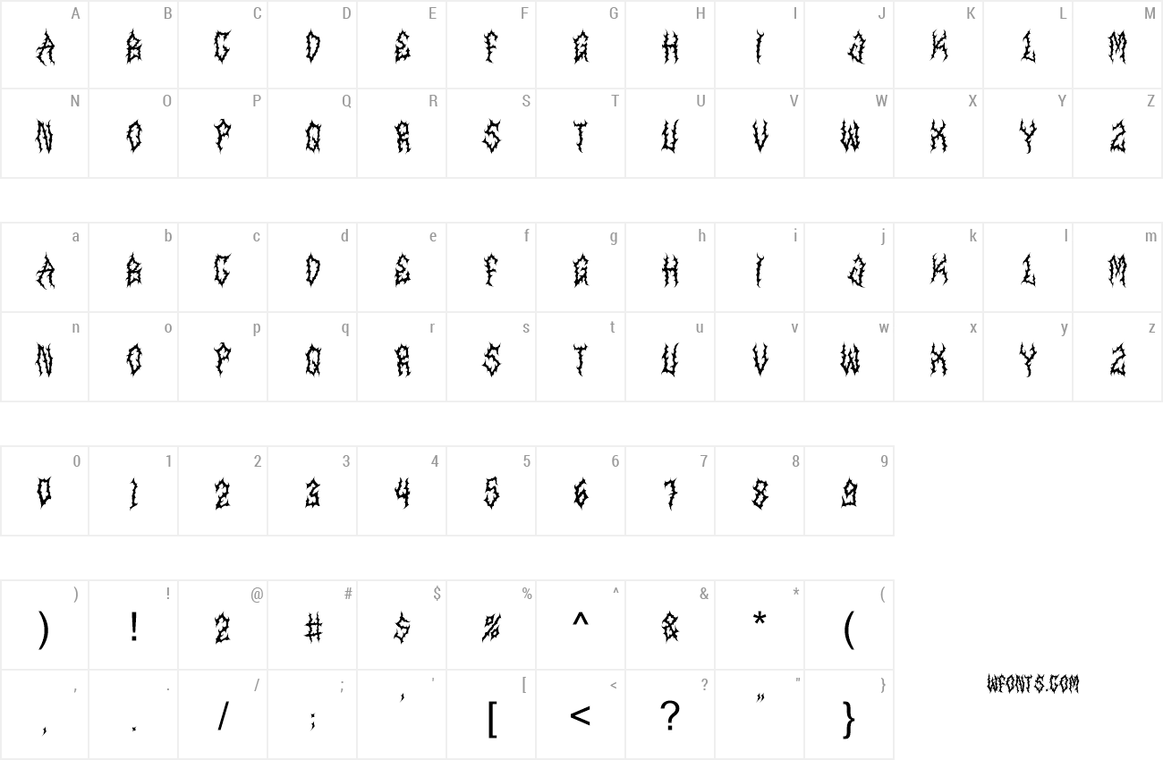 Ancient Serpent Font | wfonts.com - download free