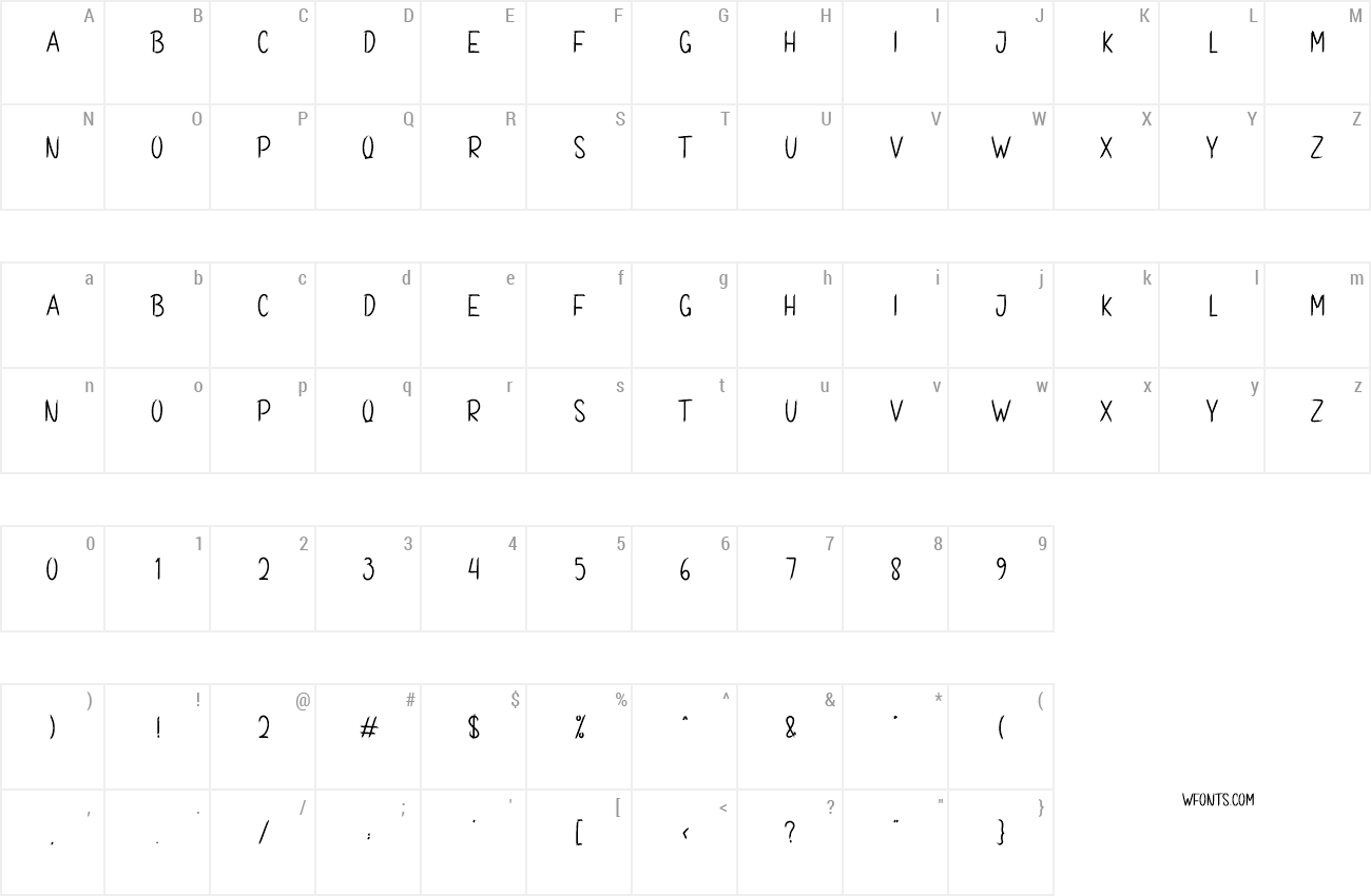 Hellowen Secret Font | wfonts.com - download free