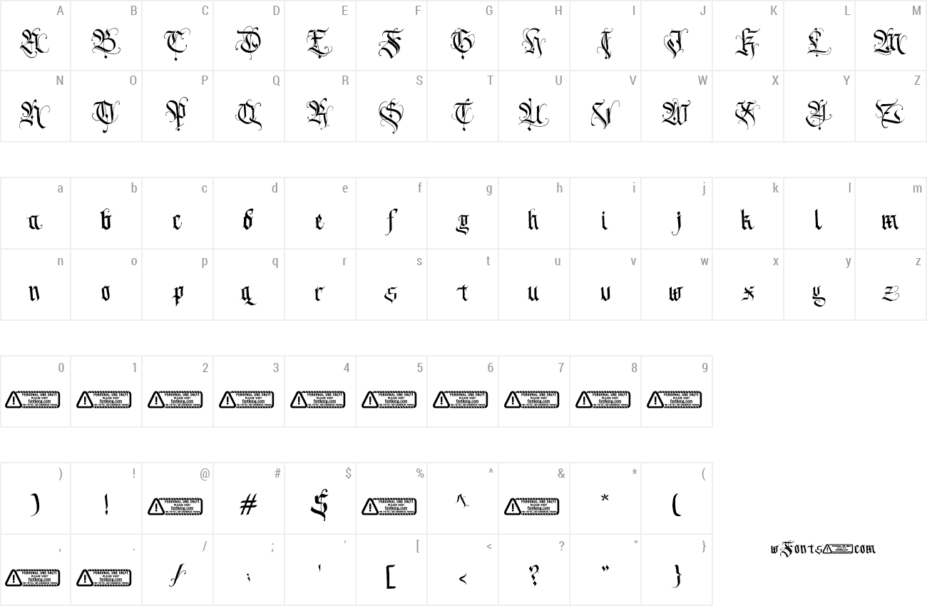 Blackhorse Font | wfonts.com - download free