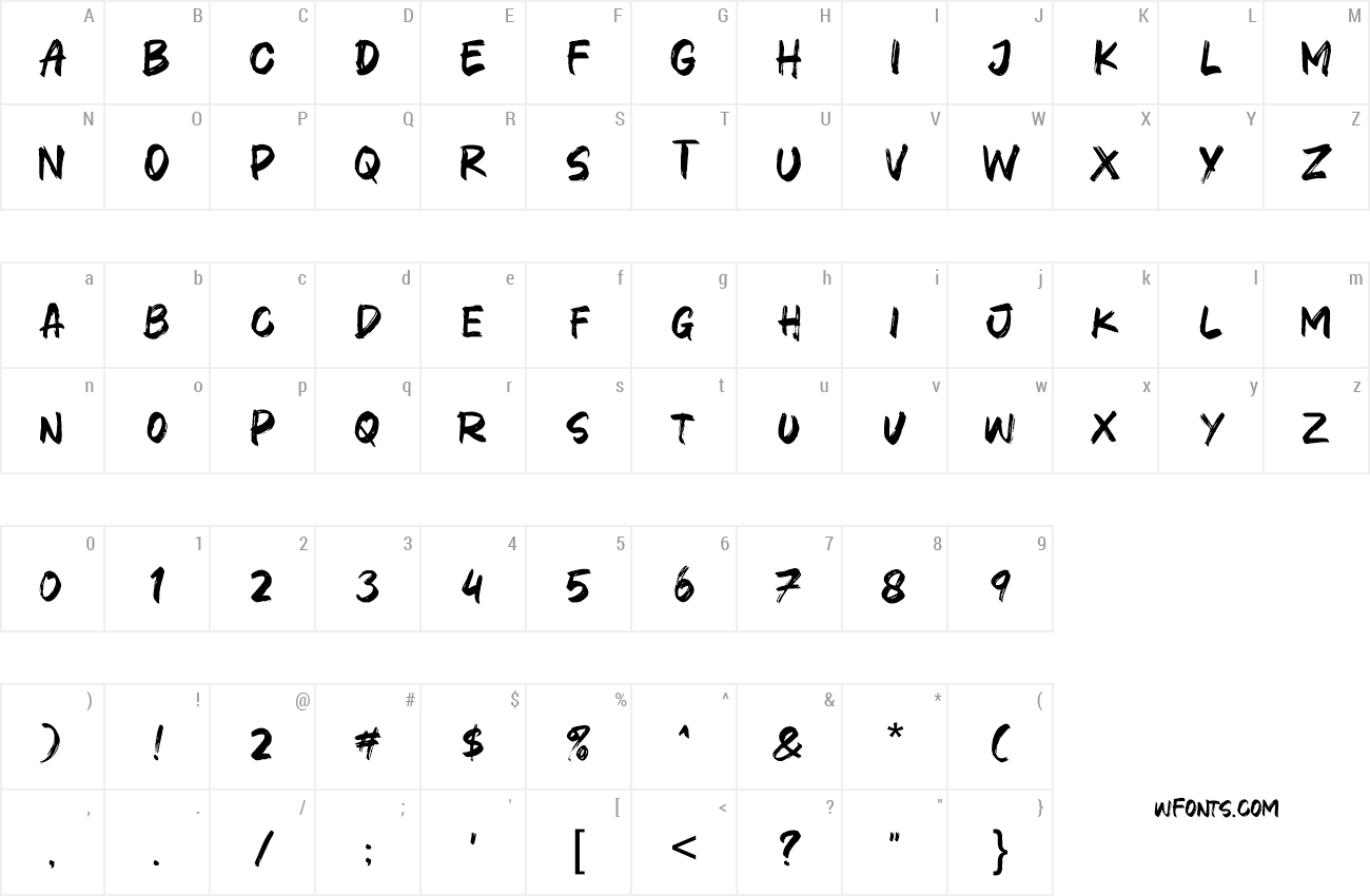 Brat Town Font | wfonts.com - download free