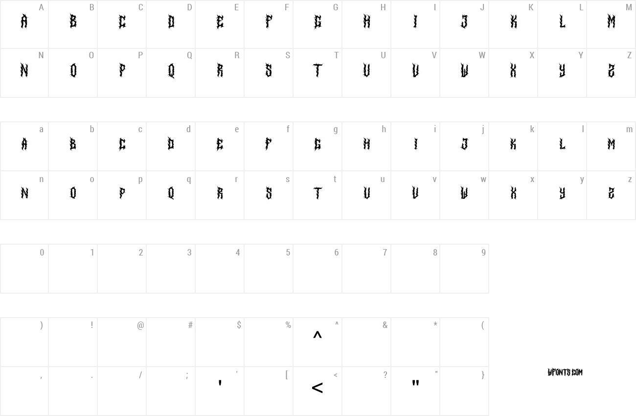 Hellfire Flames Font | wfonts.com - download free