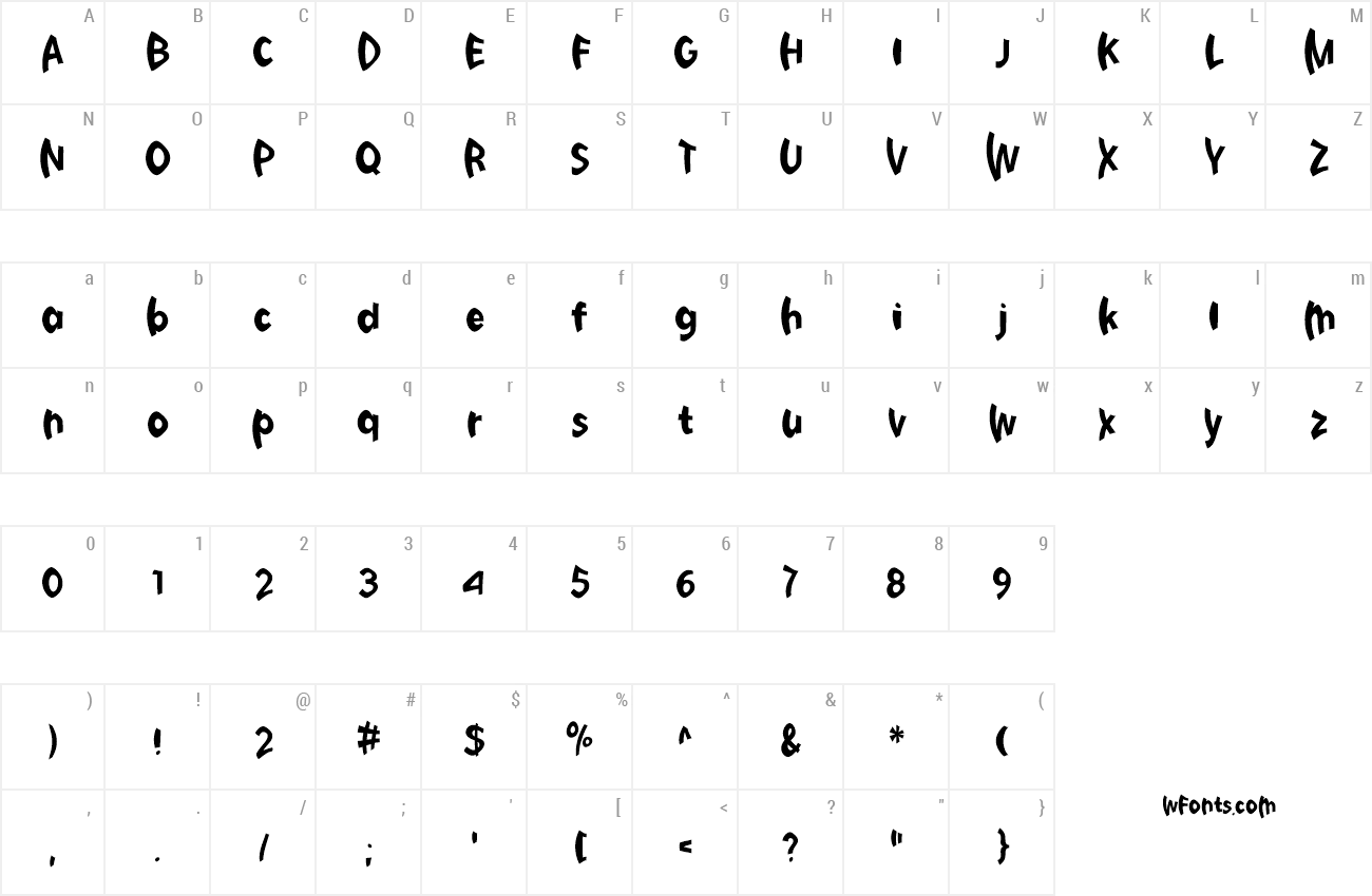 Weird Things Font | wfonts.com - download free
