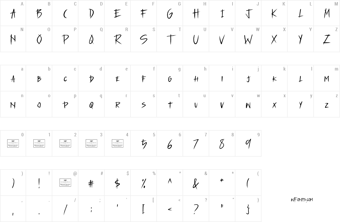 Scary Friday Font | wfonts.com - download free