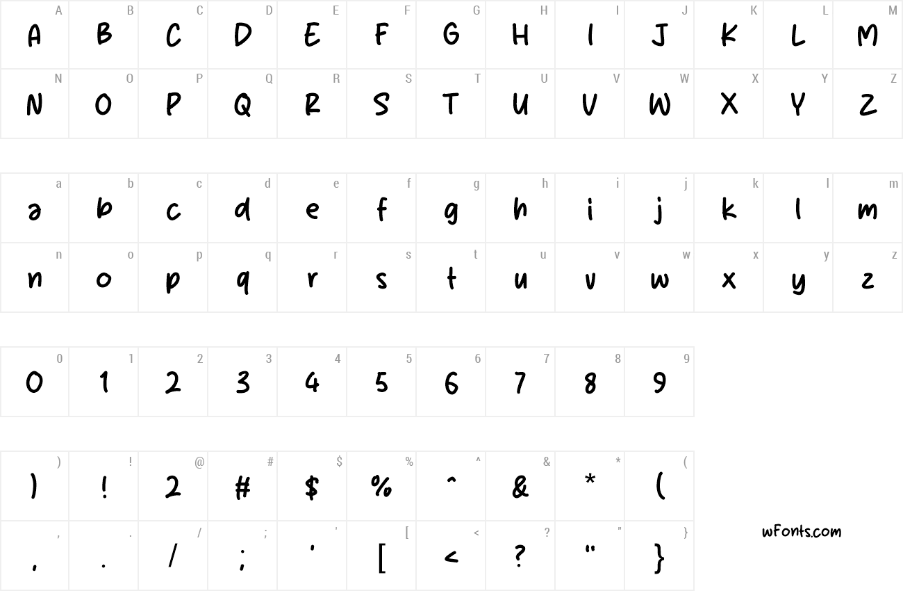 Bandal Skies Font | wfonts.com - download free