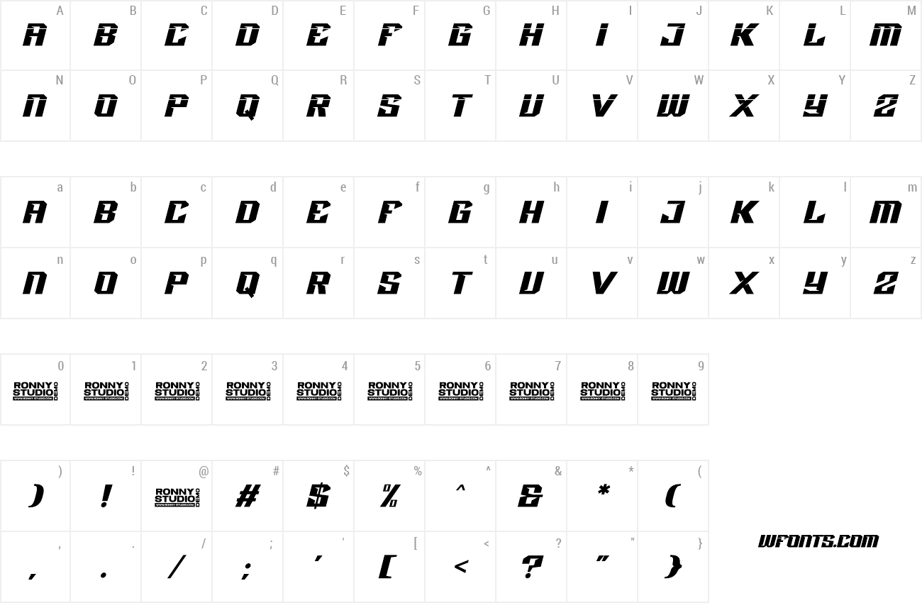 Racing Power Font | wfonts.com - download free