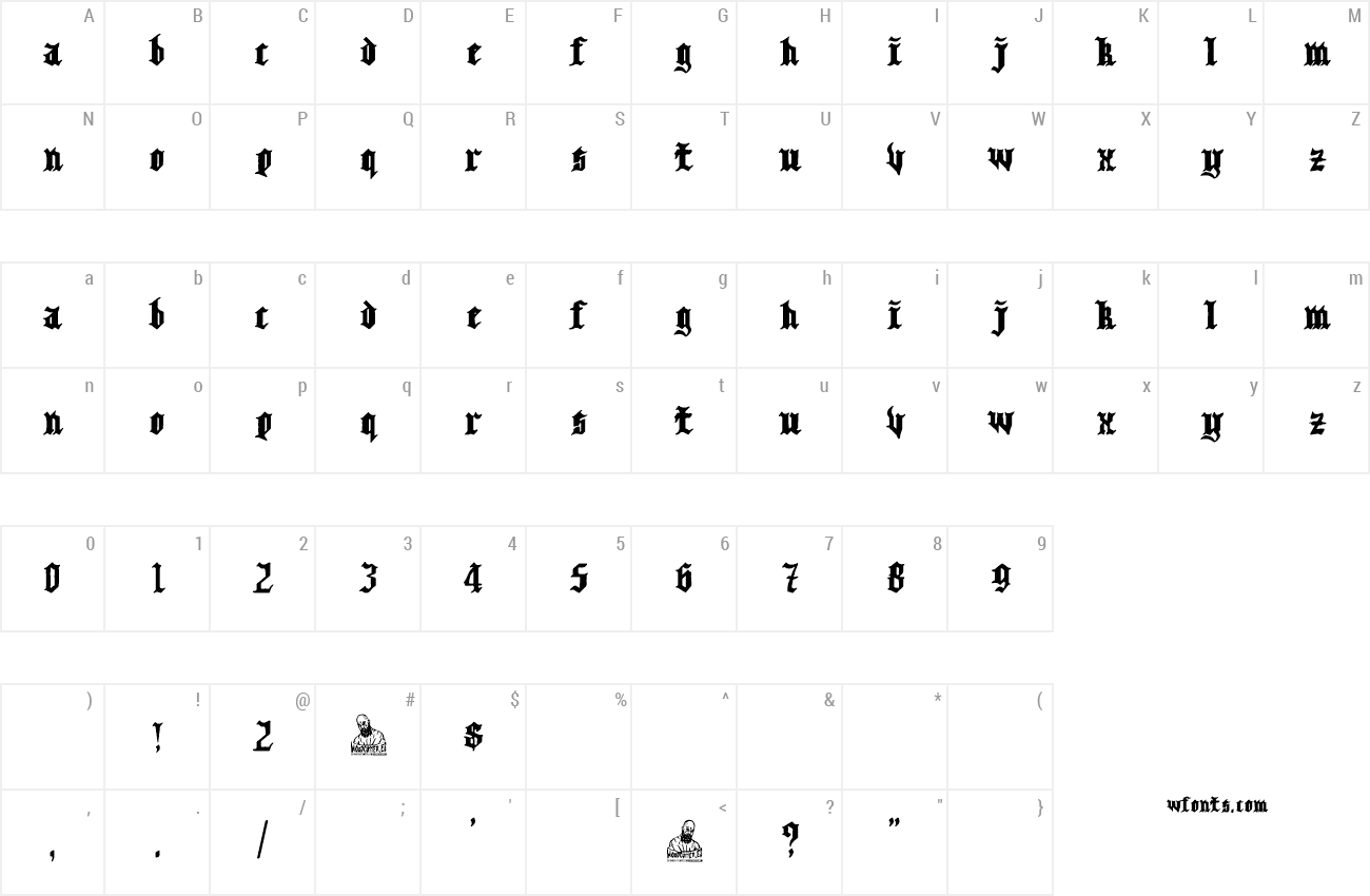 Super Dark Castle Font | wfonts.com - download free