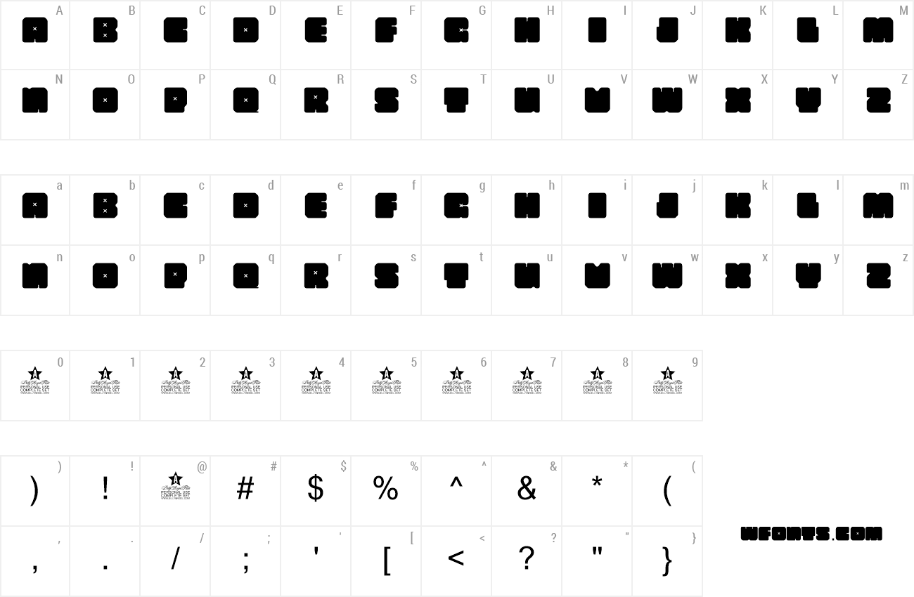 Cube Type Font | wfonts.com - download free