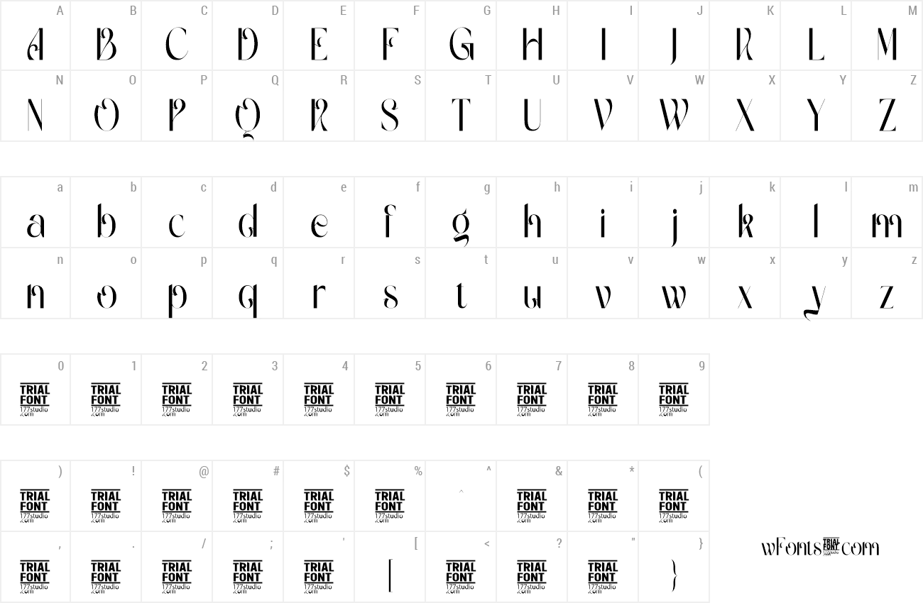 Gradually Reduced Font | wfonts.com - download free