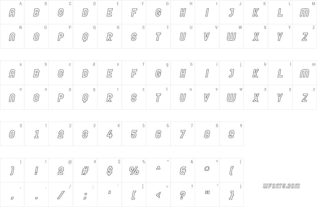 Dexoljack Font | wfonts.com - download free