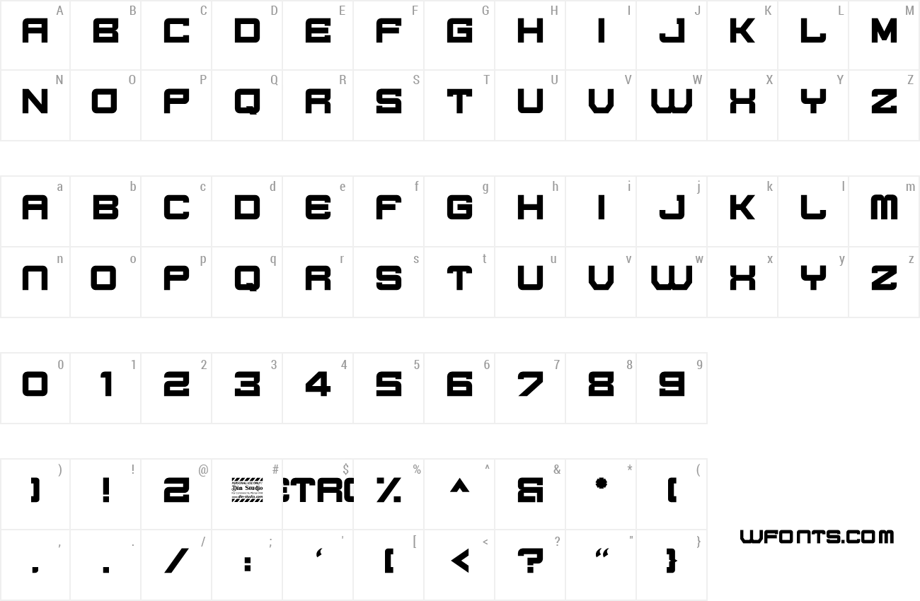 Betron Font | wfonts.com - download free