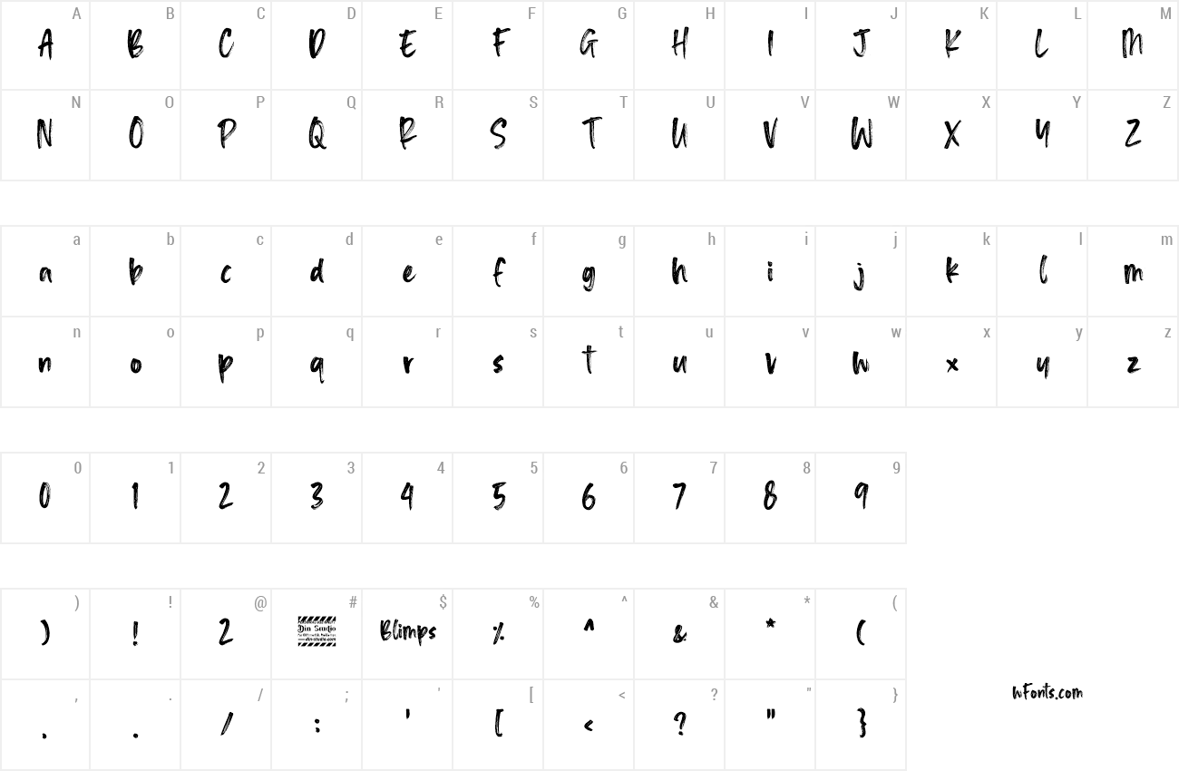 Blimps Font | wfonts.com - download free