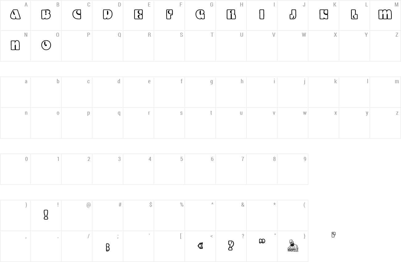 Daba Daba Music Font | wfonts.com - download free